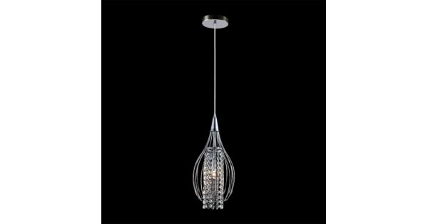 33108 STRAP 1xG9/33W,CHROME,CLEAR visecka svetilka