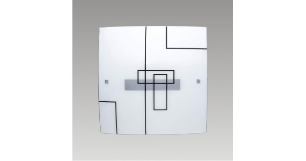 45033 PRIX 1xE27/60W,300x300,WHITE Plafonska svetilka