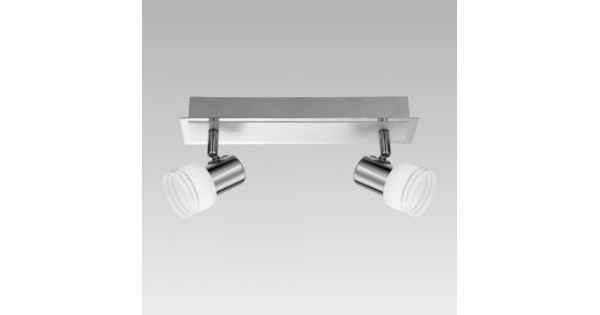 49021 MONK 2xG9/33W, CHROME-BR.ALUMINIUM/WHITE Dzidna svetilka